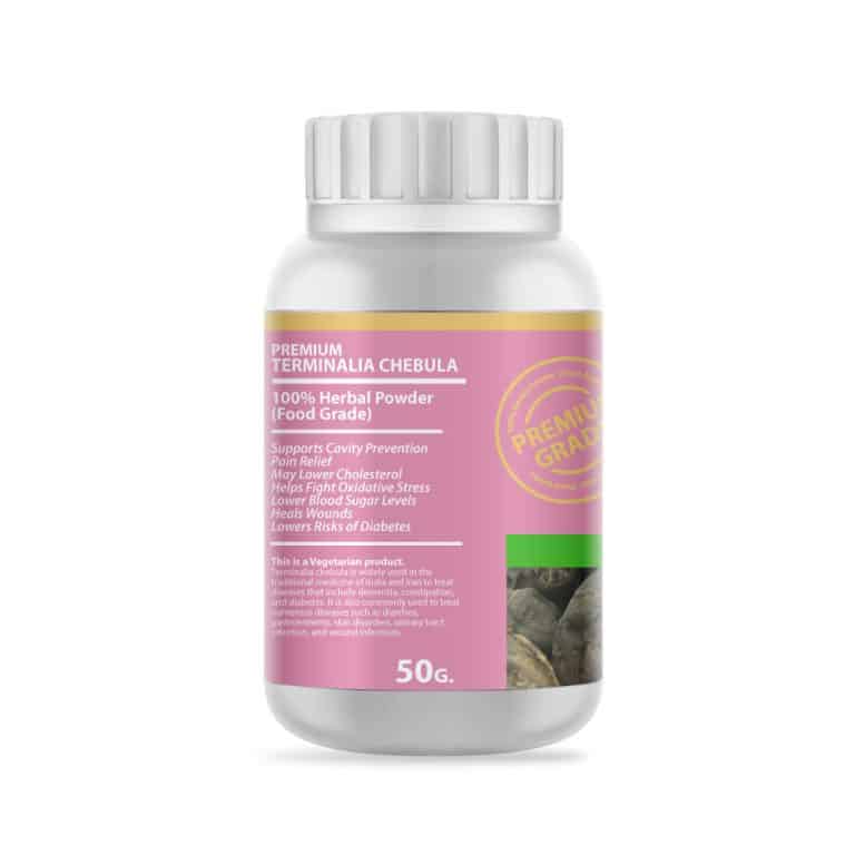 Terminalia Chebula Powder Extract 50 G. (Premium Grade)
